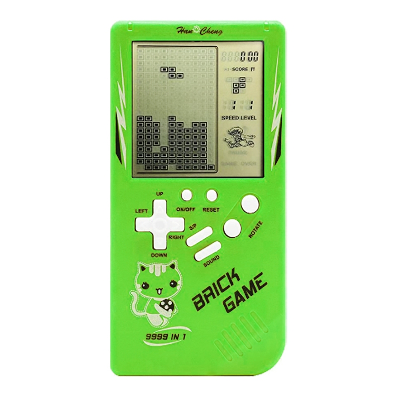 Big Screen Lcd Classic Handheld Game Machine Brick Game For Kids Brick ...