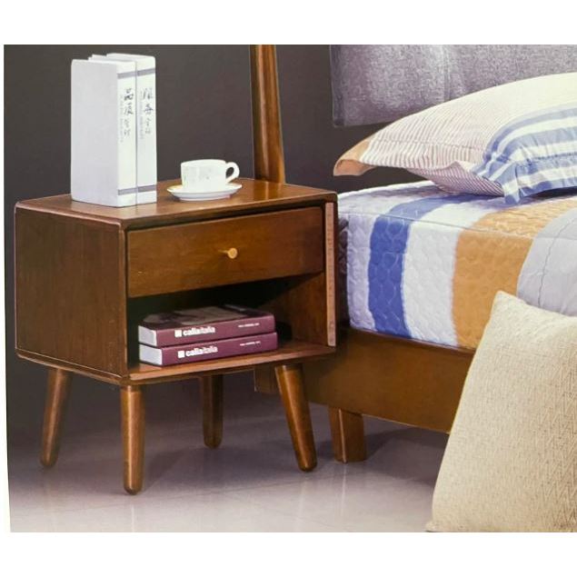Yali Bedside Drawer Solid Wood Table Night Stand Table Mid Century ...