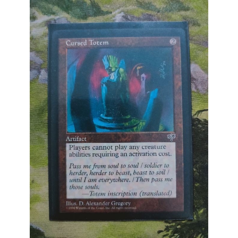 MTG - Cursed Totem - MIRAGE | Shopee Philippines