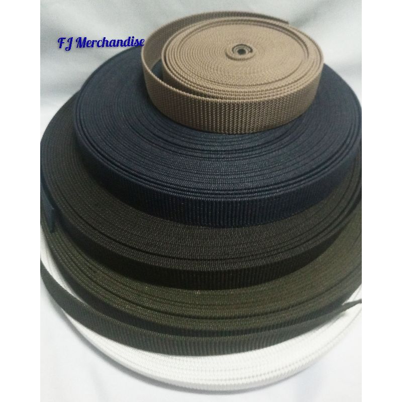 Garison belt Roll 50 Yards Black, White, Navy Blue,Khaki | Shopee ...