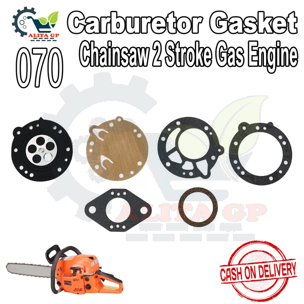 Carburetor , Carburator Gasket Repair Kit Chainsaw MS 070 36" 2 Stroke ...
