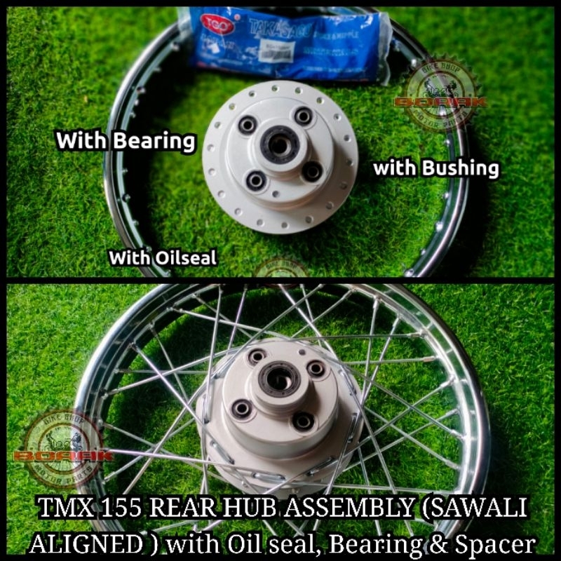 RIM ASSEMBLY/HUB SET Tmx155 (REAR) NIVIYLADO NA PO (1.2/1.4/1.6/1.85 ...