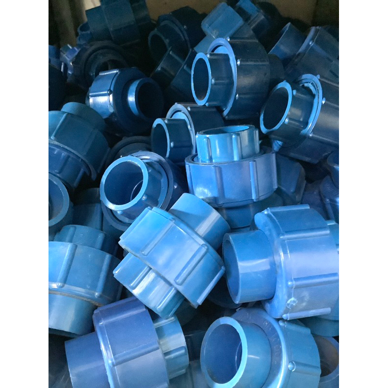 pvc blue union patente 1/2" 3/4" 1" 25pcs 50pcs | Shopee Philippines
