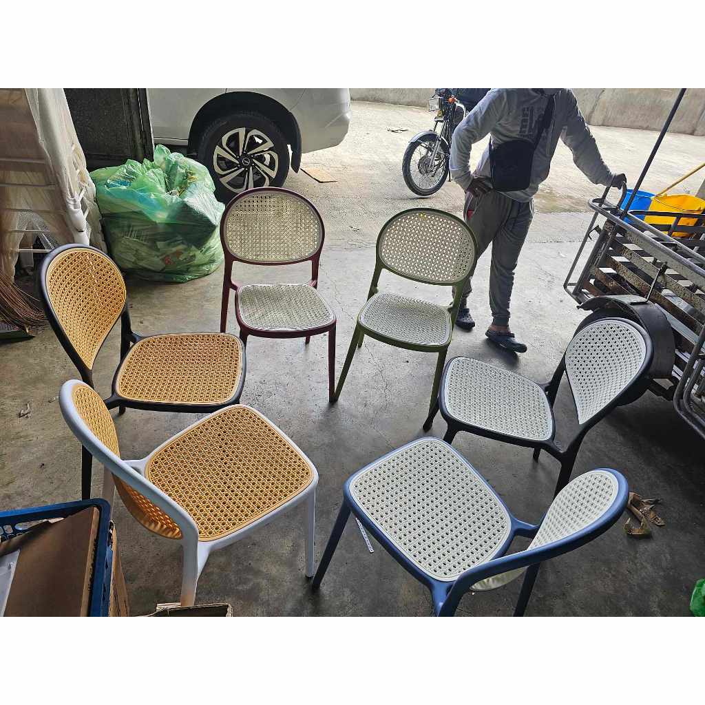 SOLIHIYA CHAIR KRUZO PLASTIC RATTAN CHAIR | Shopee Philippines