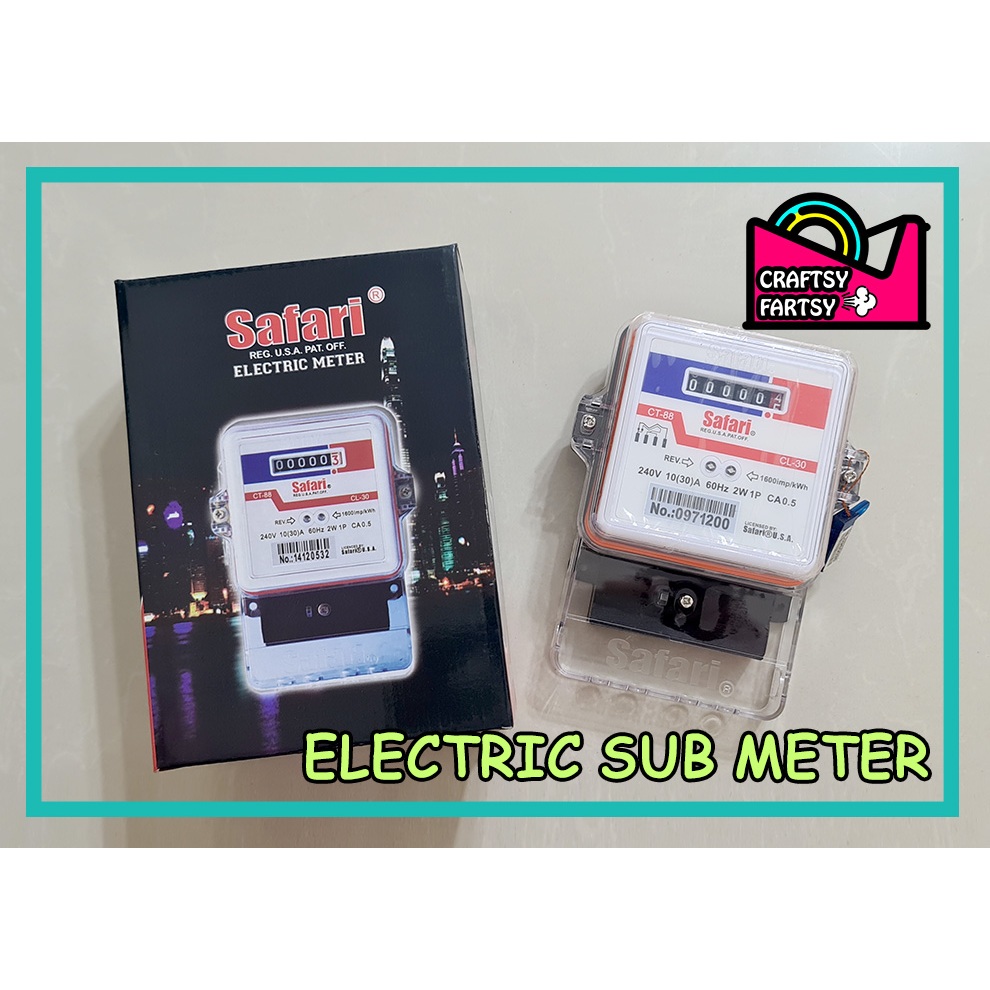 Safari Electrical Submeter /Electric Sub-meter/ Metro ng Kuryente ...