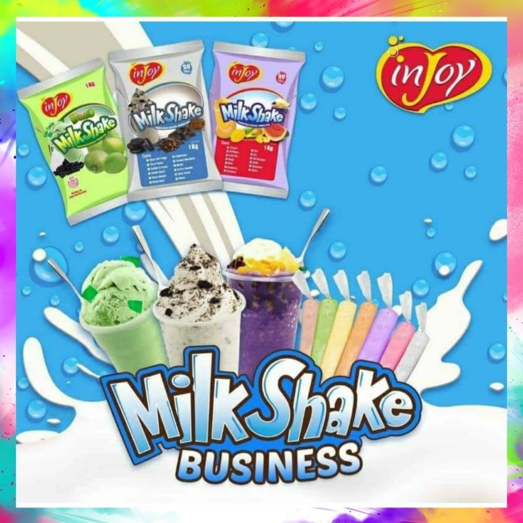 Injoy Milkshake Powder Frappe Powder 250g Re pack Tingi only | Shopee ...