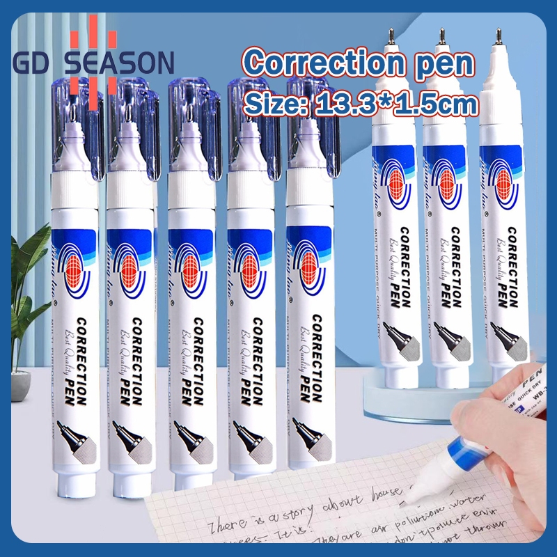 1pc correction pen school supplies Pen type portable correction fluid ...