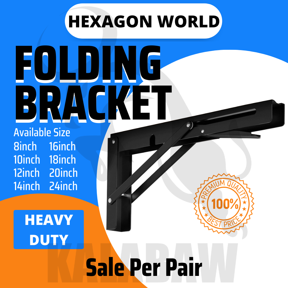 1Pair=2Pcs Folding Angle Bracket Adjustable Foldable Wall Mounted ...