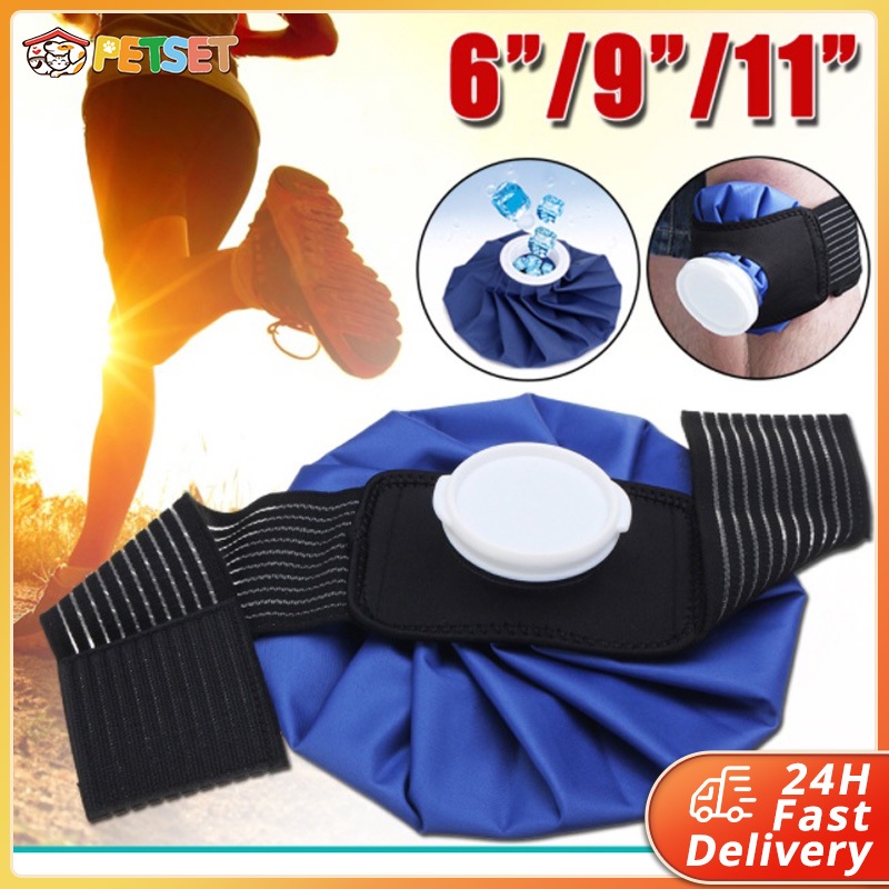 Ice Cooling Bag Portable Reusable Ice Pack Pure Blue Cloth Ice Pack Ice ...