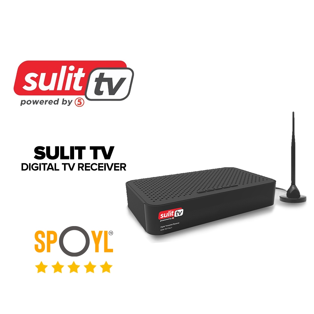 Sulit TV Powered by TV5 , Digital TV Receiver - Spoyl Store | Shopee ...