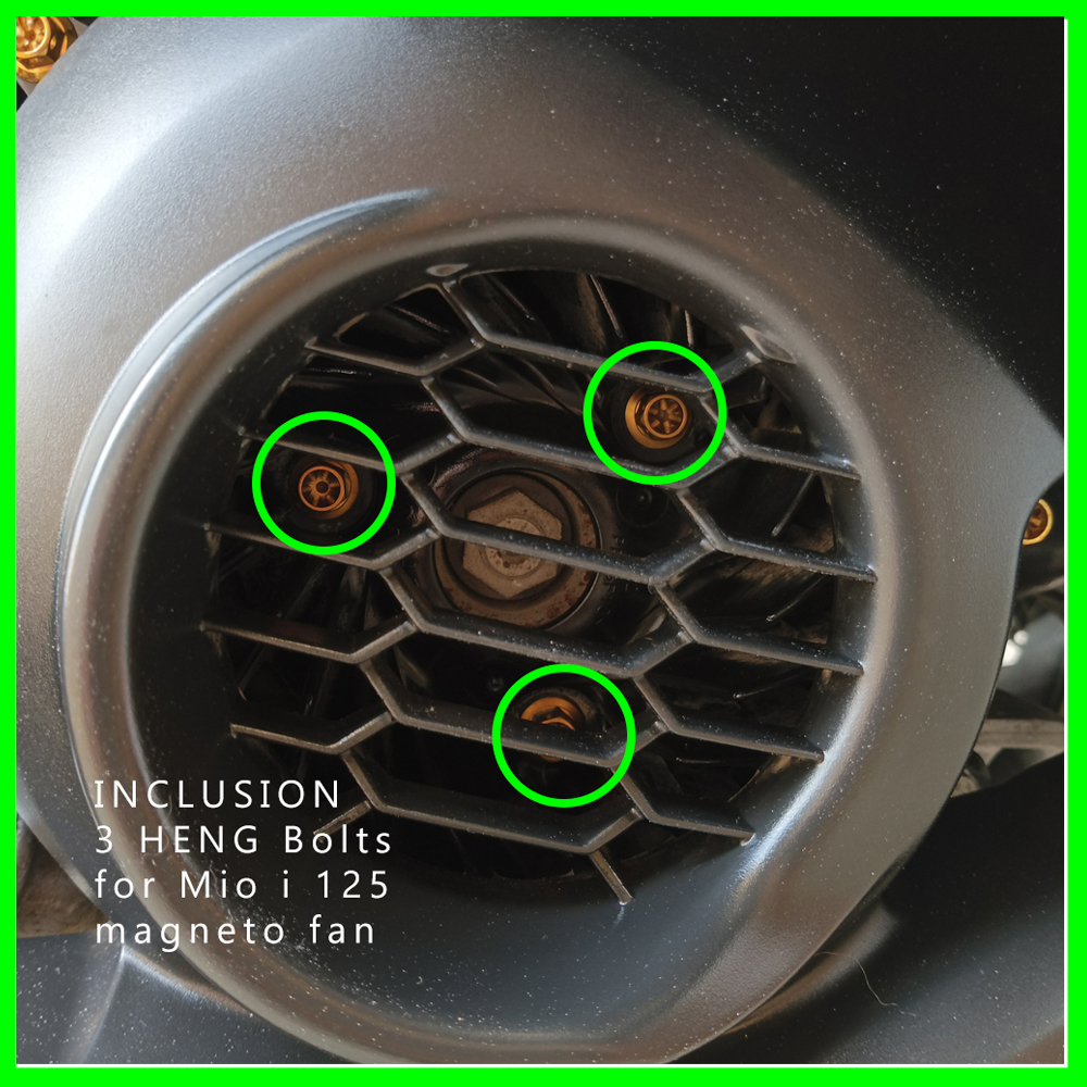 Mio i 125 Magneto Fan Cover Bolts from HENG Screw Thailand | Shopee ...