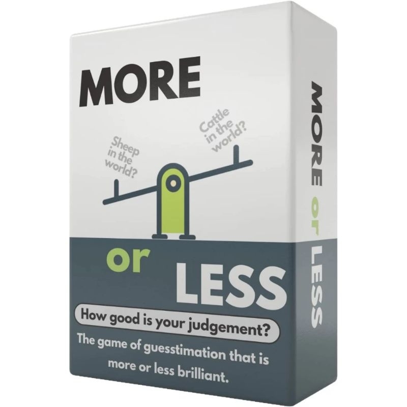MORE OR LESS CARD GAME | Shopee Philippines