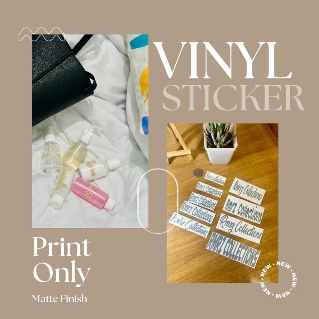 CHEAPEST Personalized Sticker Vinyl Decal | Personalized | Matte Finish ...