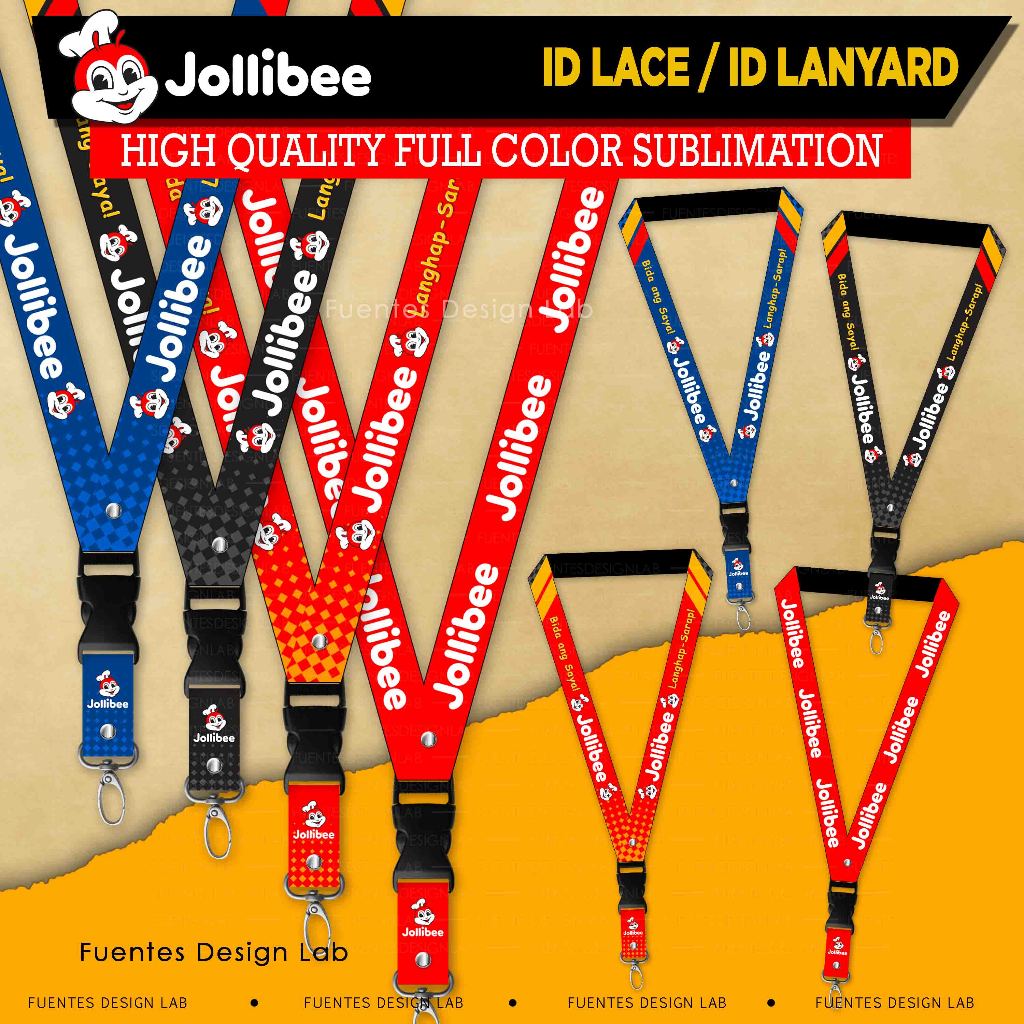 JOLLIBEE ID Lace | JOLLIBEE Lanyard | JOLLIBEE ID Sling | Shopee ...