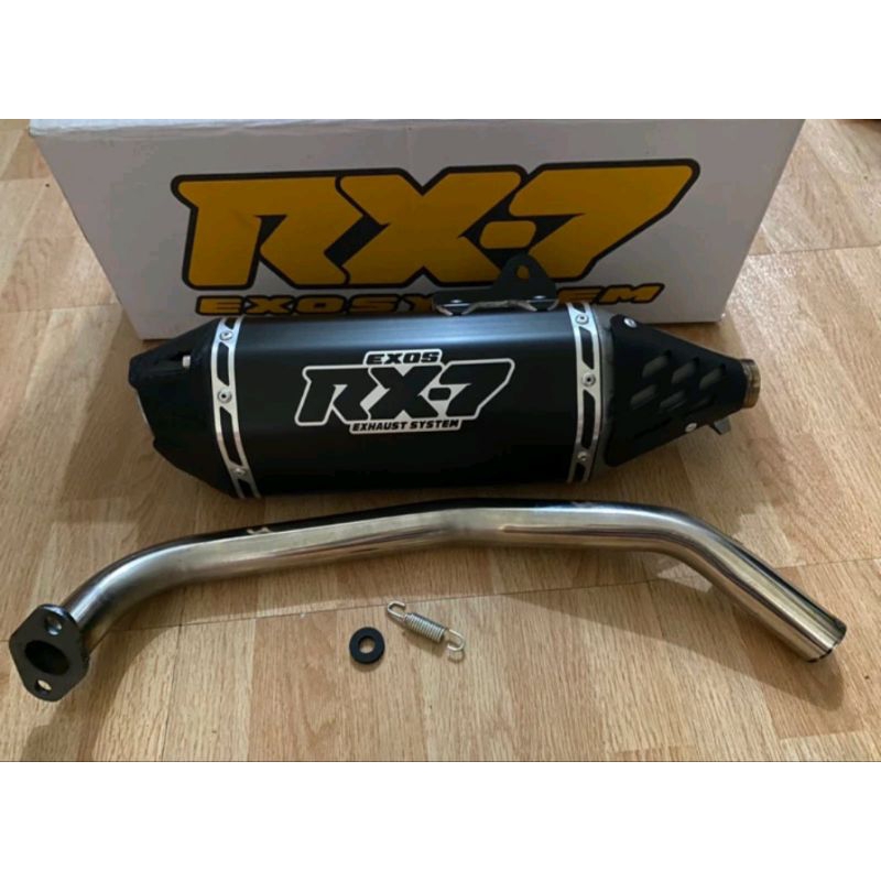 EXOS RX-7 EXHAUST SYSTEM FOR NMAX V1/V2 BEAT FI/CARB PXC160i CLICK 150i ...