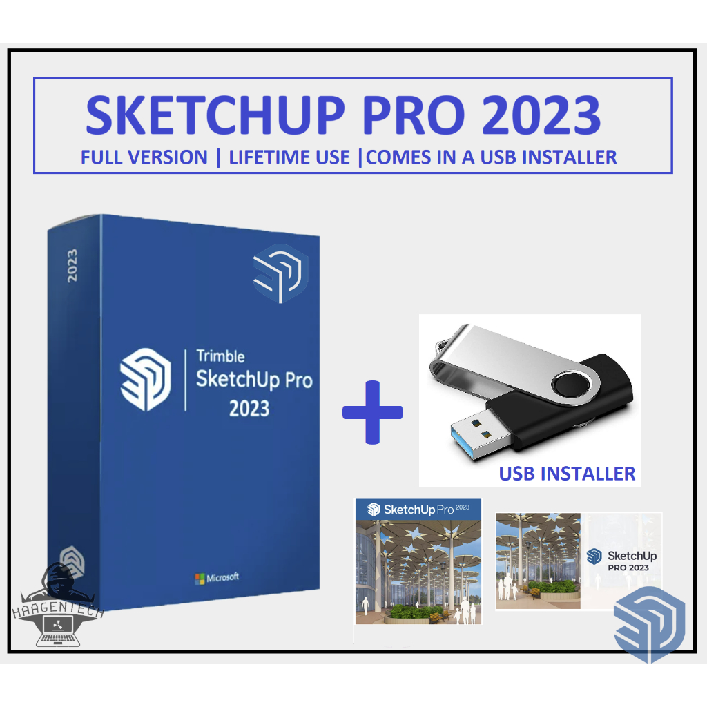 SketchUp Pro 2023 FULL VERSION | LIFETIME USE | NO EXPIRY | COMES IN A ...