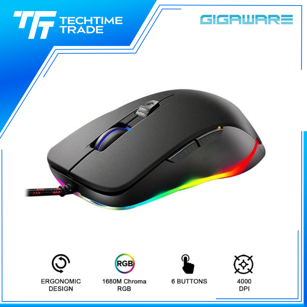 Gigaware Ziyou Lang V6 6-Buttons Gaming Mouse | Shopee Philippines