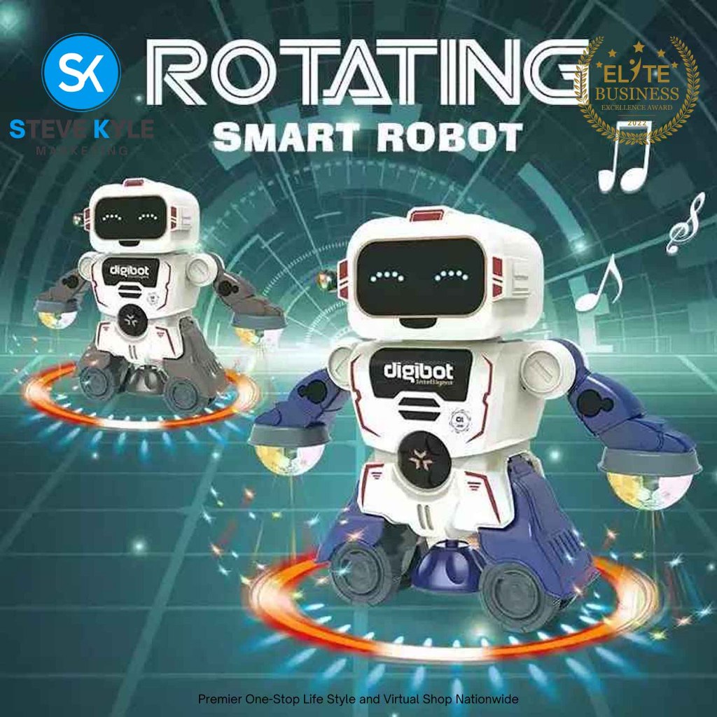 Electric Dancing Robot Multifunctional With Light Music Smart 360 ...