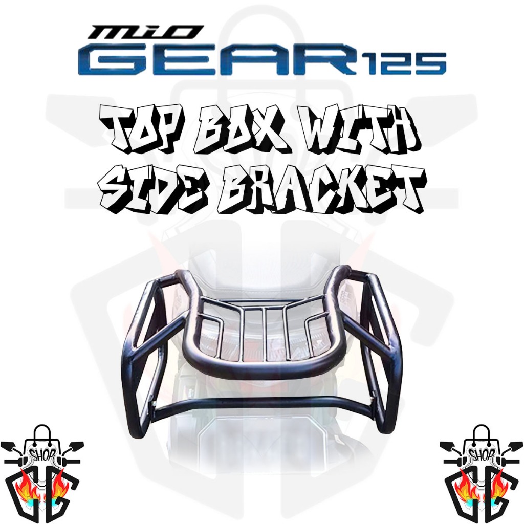 MIO GEAR 125 - Top Box with Side Bracket Heavy Duty COD | Shopee ...