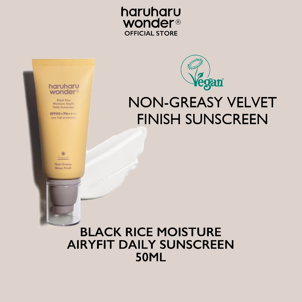 haruharu wonder Black Rice Moisture Airyfit Daily Sunscreen | Shopee ...