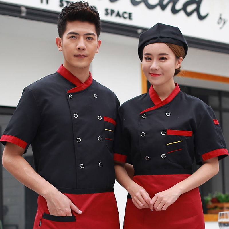 Chef Uniform for Men Catering Uniform Women Chef Jacket Waiter Uniform ...