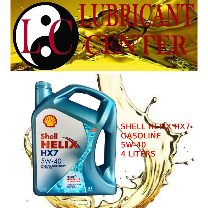 SHELL HELIX HX7 GASOLINE 5W-40 4 LITERS | Shopee Philippines