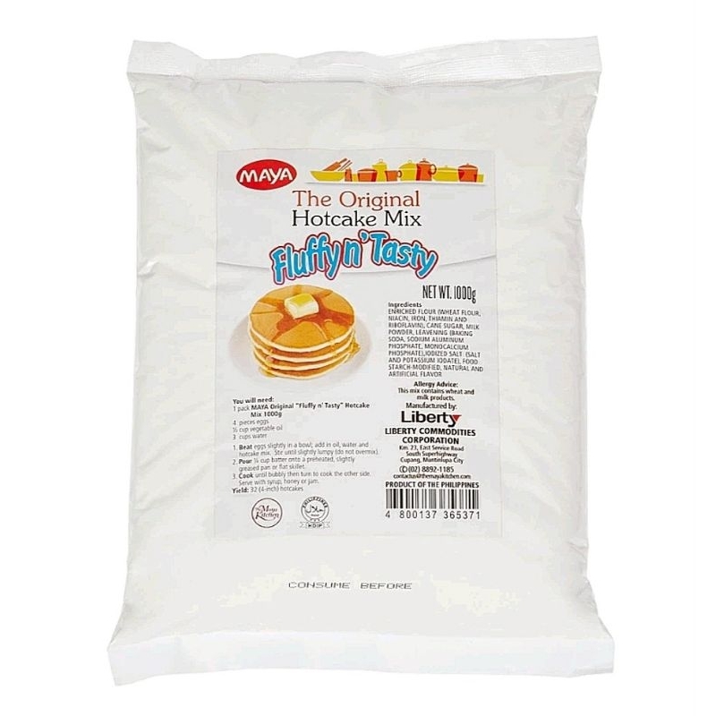 MAYA HOTCAKE PANCAKE MIX NEGOSYO PACK 1KG | Shopee Philippines
