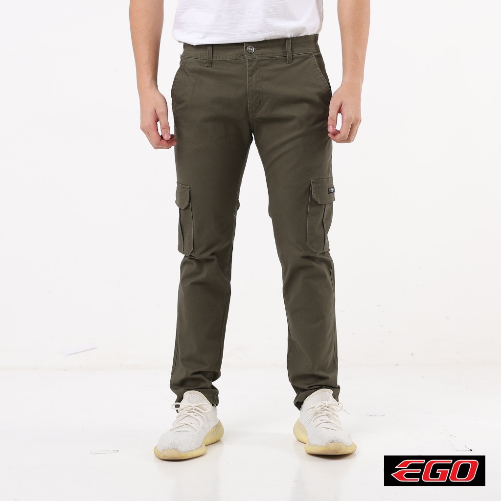 Ego Slim Tapered Cargo Pants EMB02-0070 | Shopee Philippines