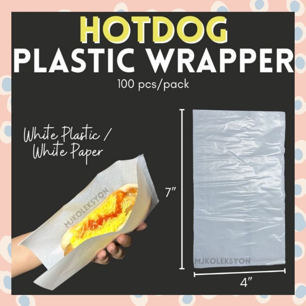 Hotdog Plastic Wrapper 100pcs per pack 4x7inches | Shopee Philippines