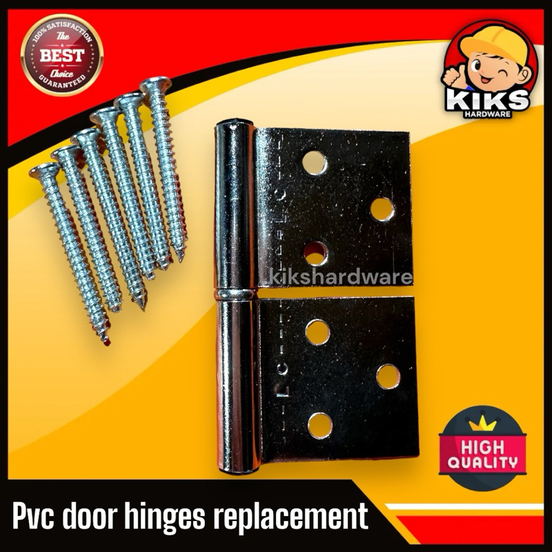 Pvc door hinges 1pc only Butterfly type Flag Hinges (Replacement for ... Pvc door hinges 1pc only Butterfly type Flag Hinges (Replacement for ...