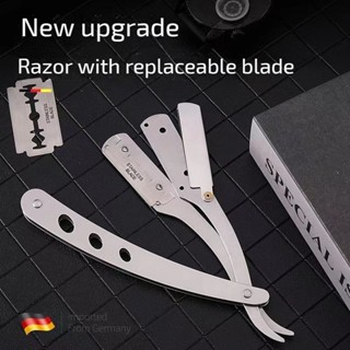 Labaha Folding Barber Razor Shaver Edge Manual Steel Trimming Beard ...