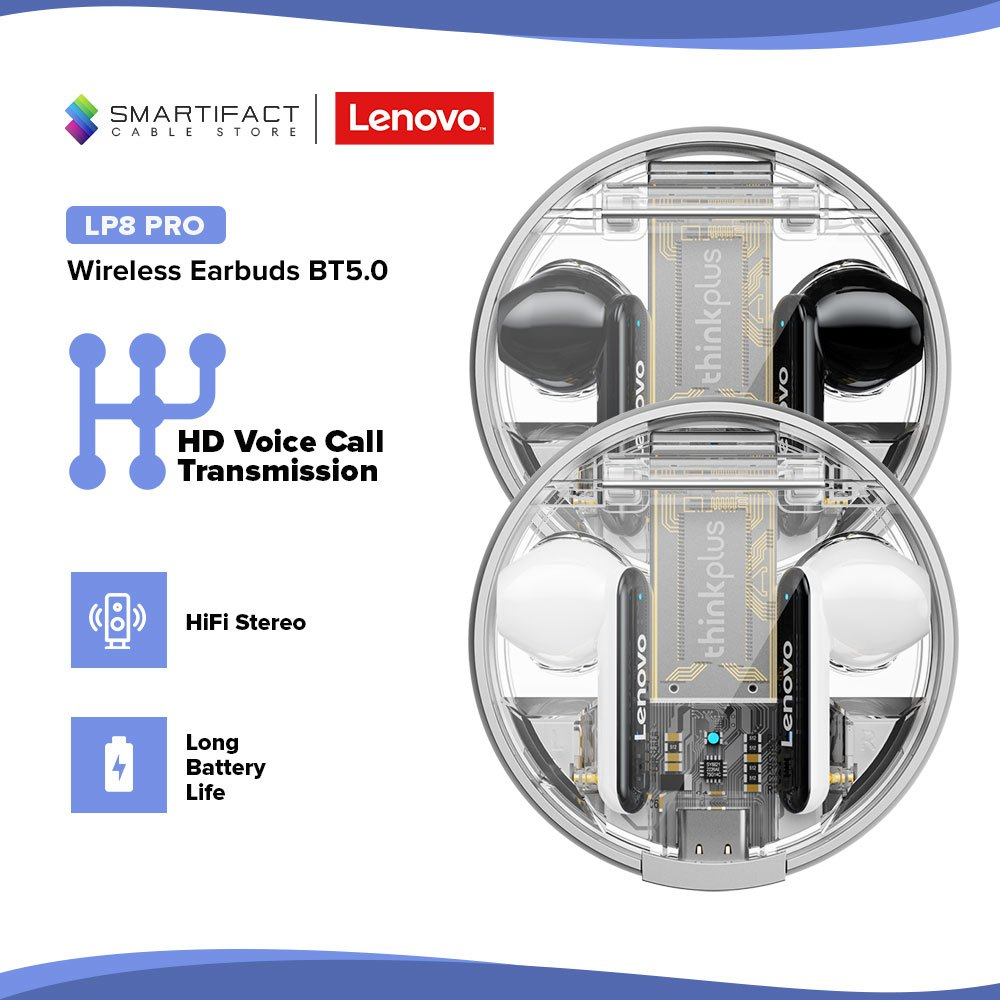 Lenovo Thinkplus LP8 Pro Wireless Earbuds BT5.2 TWS Bluetooth Earphones With Microphone HIFI ...