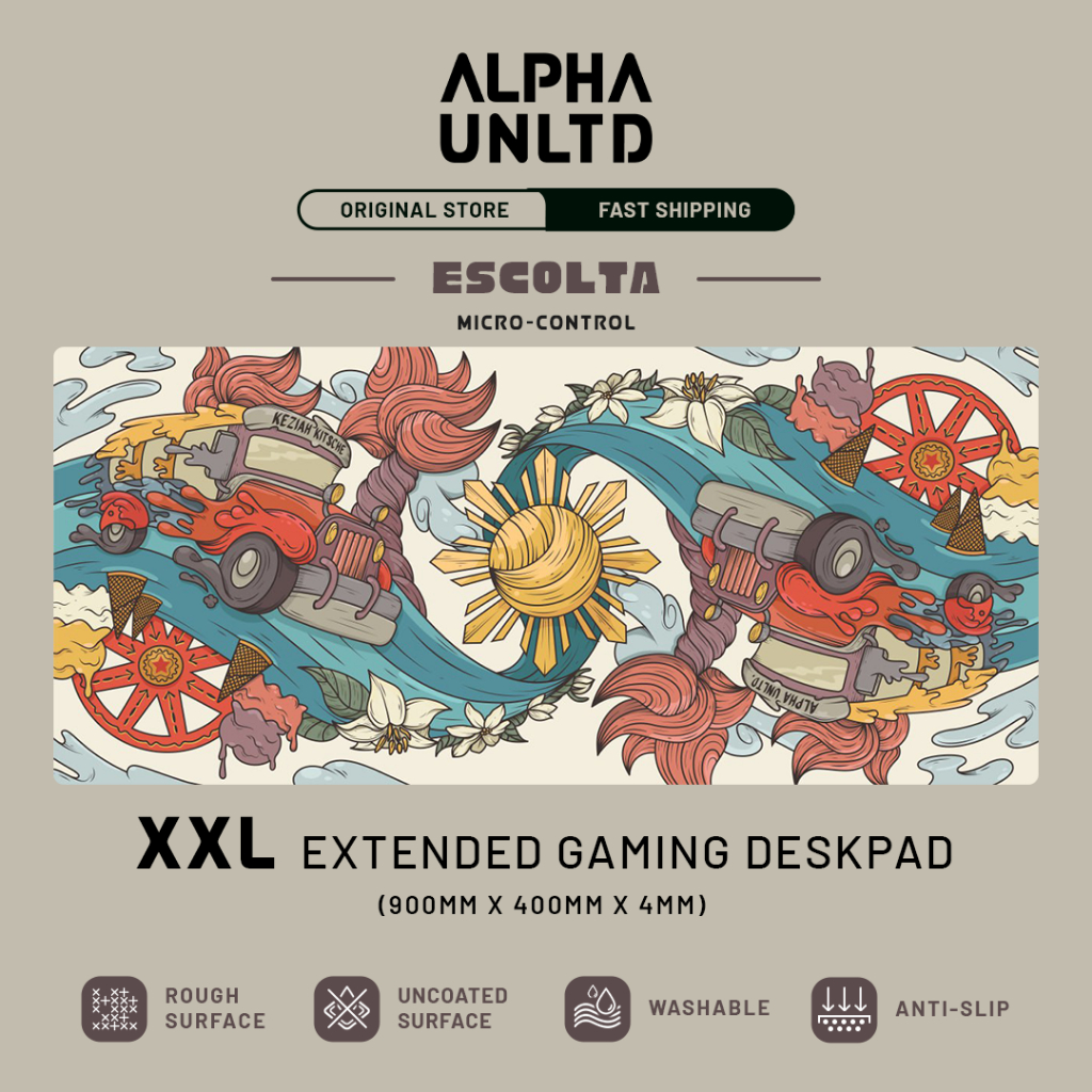 Alpha Unltd | "Escolta" XXL | Micro-Control Gaming Mousepad ...