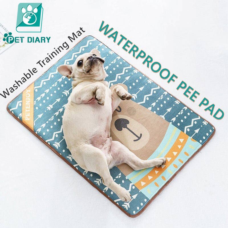 Dog Pee Pad Washable and Reusable Fast Absorbing Dog Mat Dog Training ...