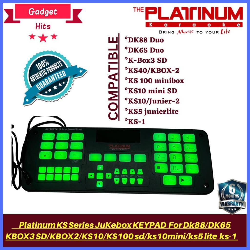 Platinum Jukebox keypad KS Series | Shopee Philippines