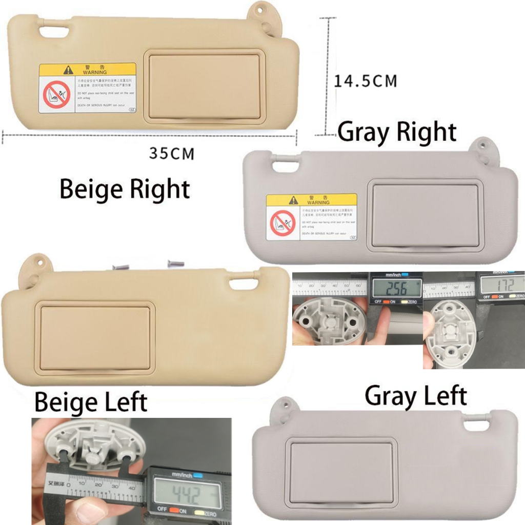 Car Sun Visor Makeup Mirror Replacement Windscreen Sun Visor For Toyota ...