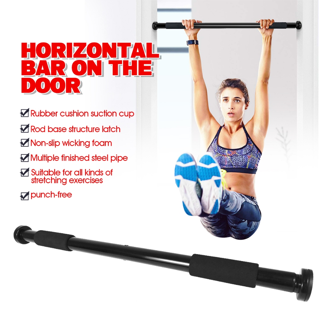 Adjustable Pull Up Bar Home Gym Exercise Equipment Doorway Horizontal ...