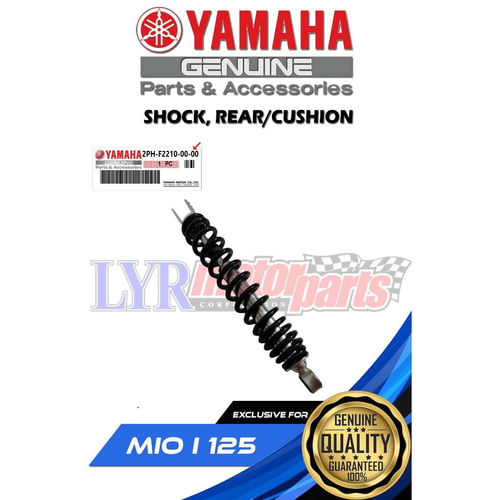 YAMAHA GENUINE SHOCK/ REAR CUSION MIO I 125, MIO GEAR ( 2PH-F2210-00-00 ...