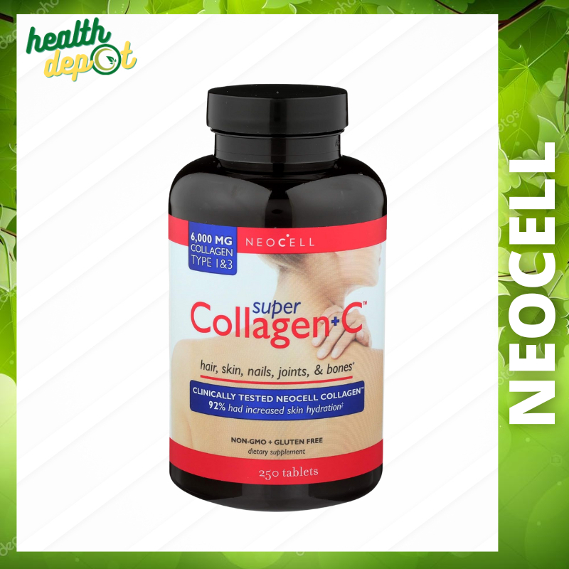 Health Depot Neocell Super Collagen Plus Vit.C 250Tablets For Healthy ...