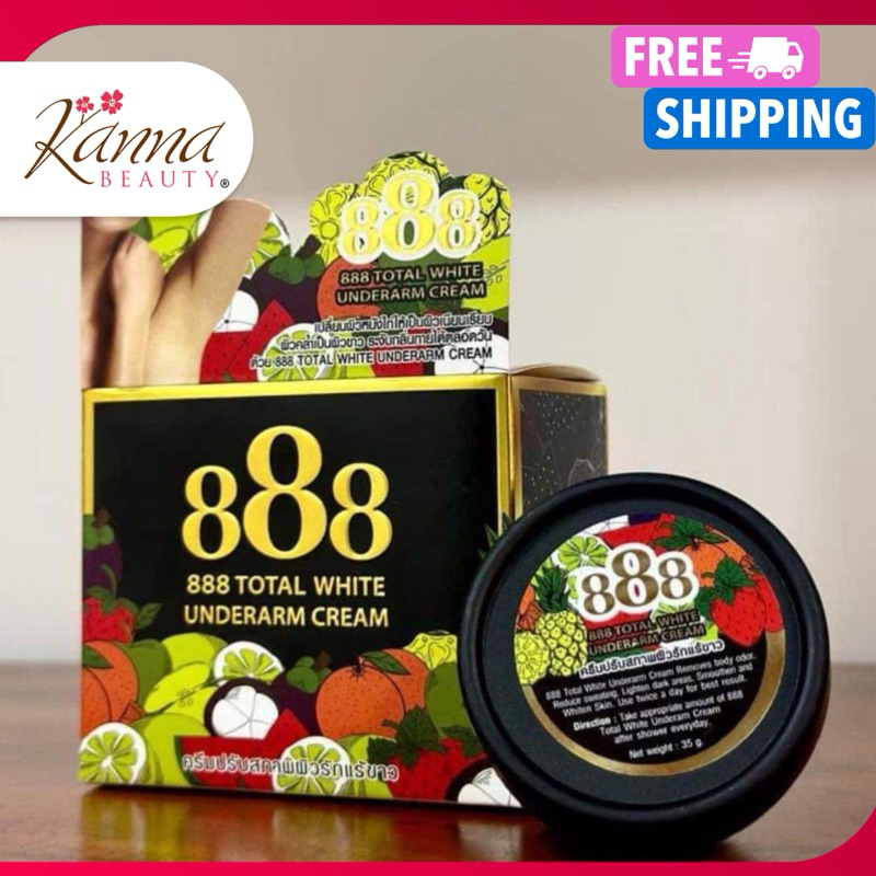 888 Total White Underarm Cream MADE IN THAILAND | Shopee Philippines