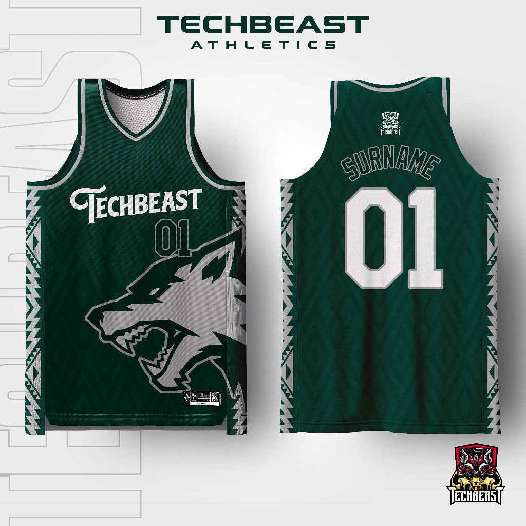 Alpha Full Sublimation Basketball Jersey Techbeast ( CUSTOM NAME ...