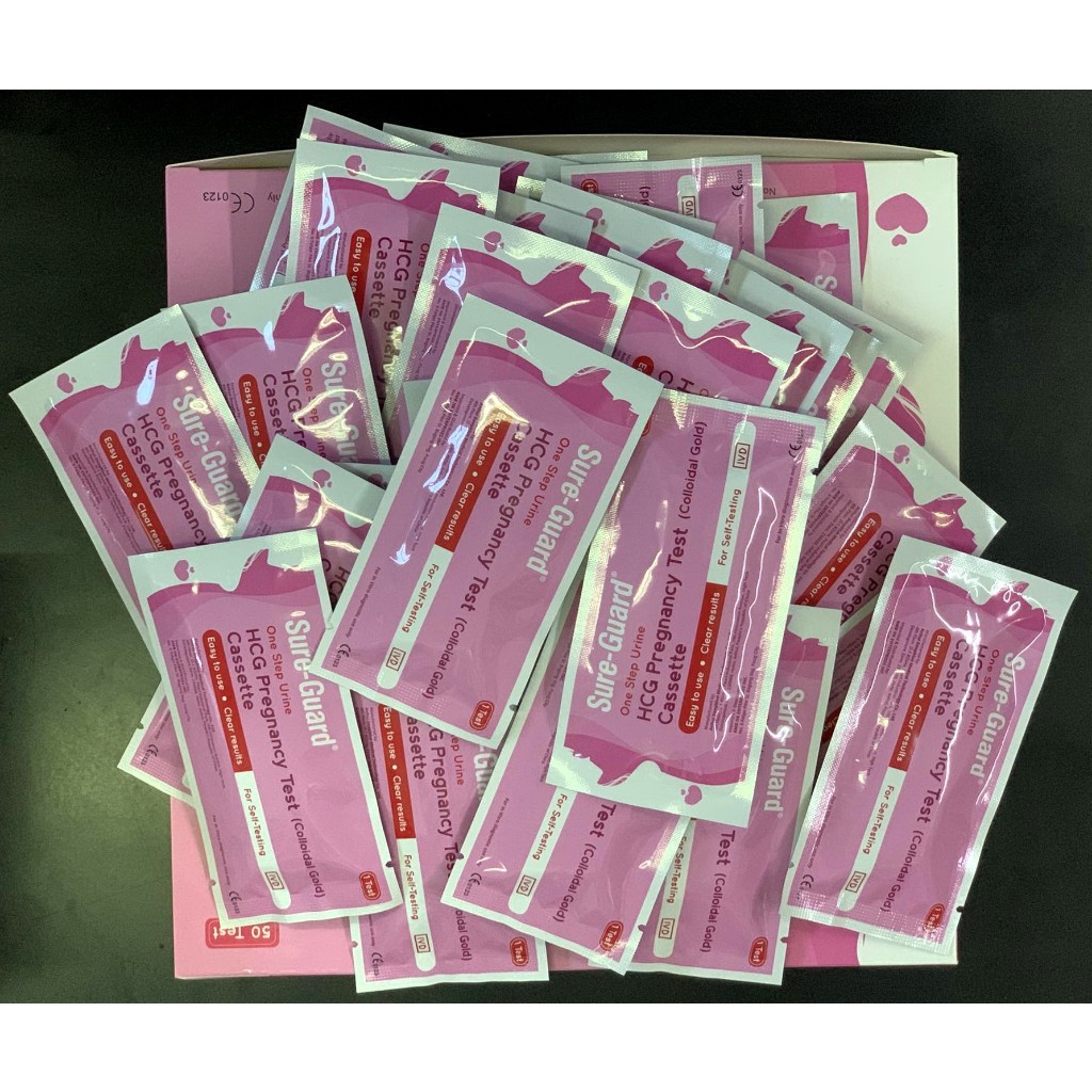 HCG Pregnancy Test Cassette (Sure-Guard) 50's | Shopee Philippines