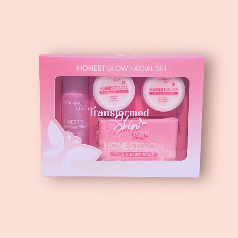 Honest Glow Facial Set by: Transformed Skin | Shopee Philippines