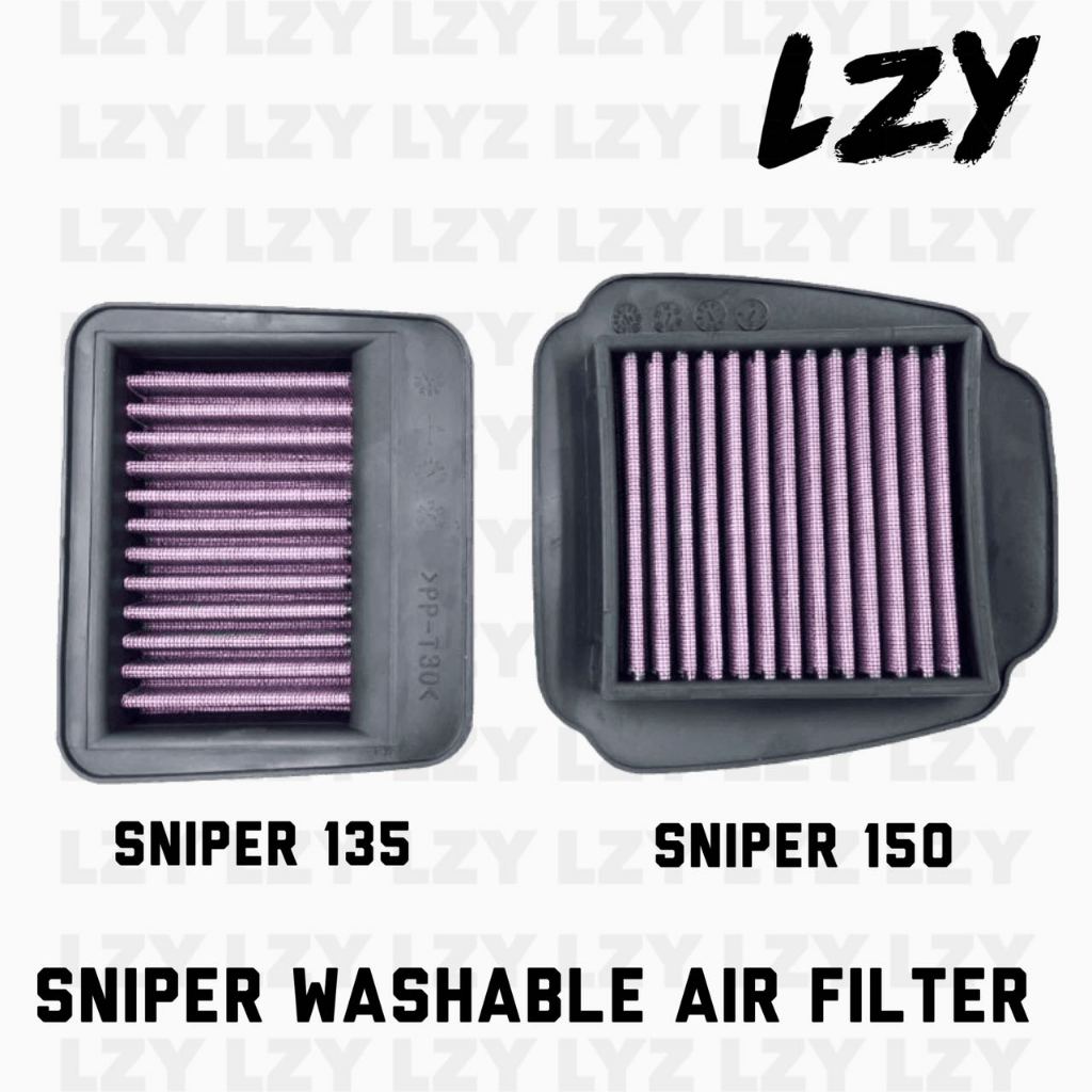 LZY Yamaha Sniper 135/150 Washable Air Filter High Flow Performance ...
