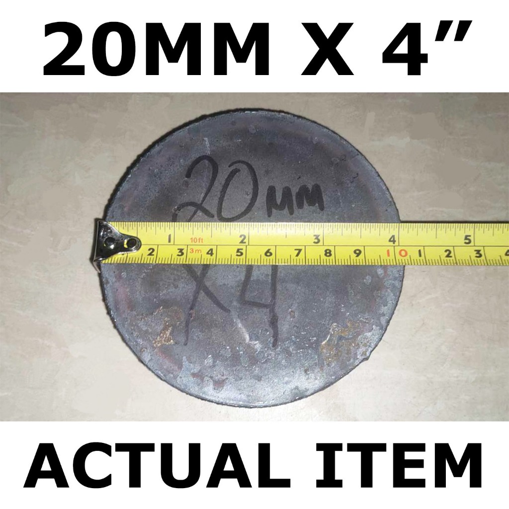 MS BASE PLATE 20MM X 4" MILD STEEL CIRCLE
