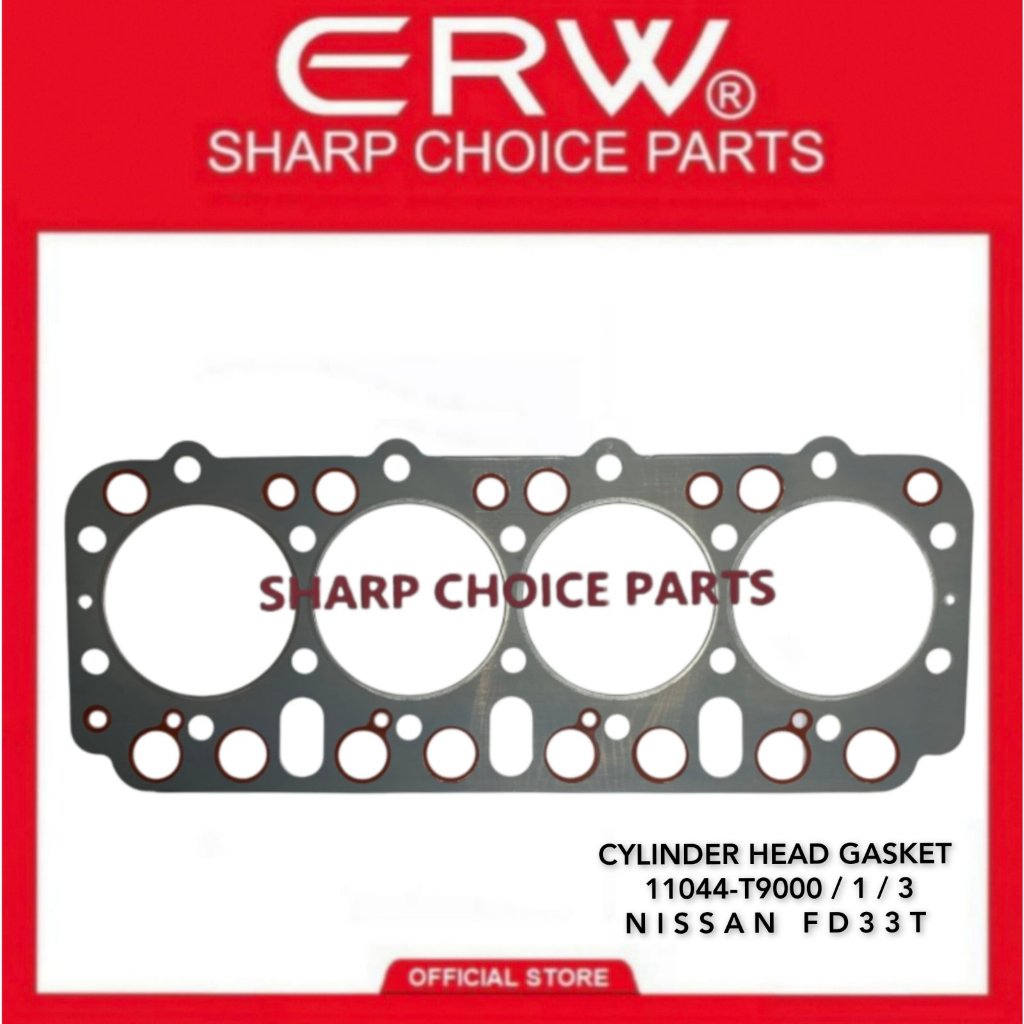CYLINDER HEAD GASKET Replacement part no. ( 11044-T9000 ) NISSAN ED33 ...