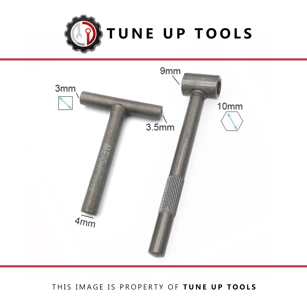 Universal Valve Tappet Adjuster Wrench Set for Motorcycle Repairs Tune ...