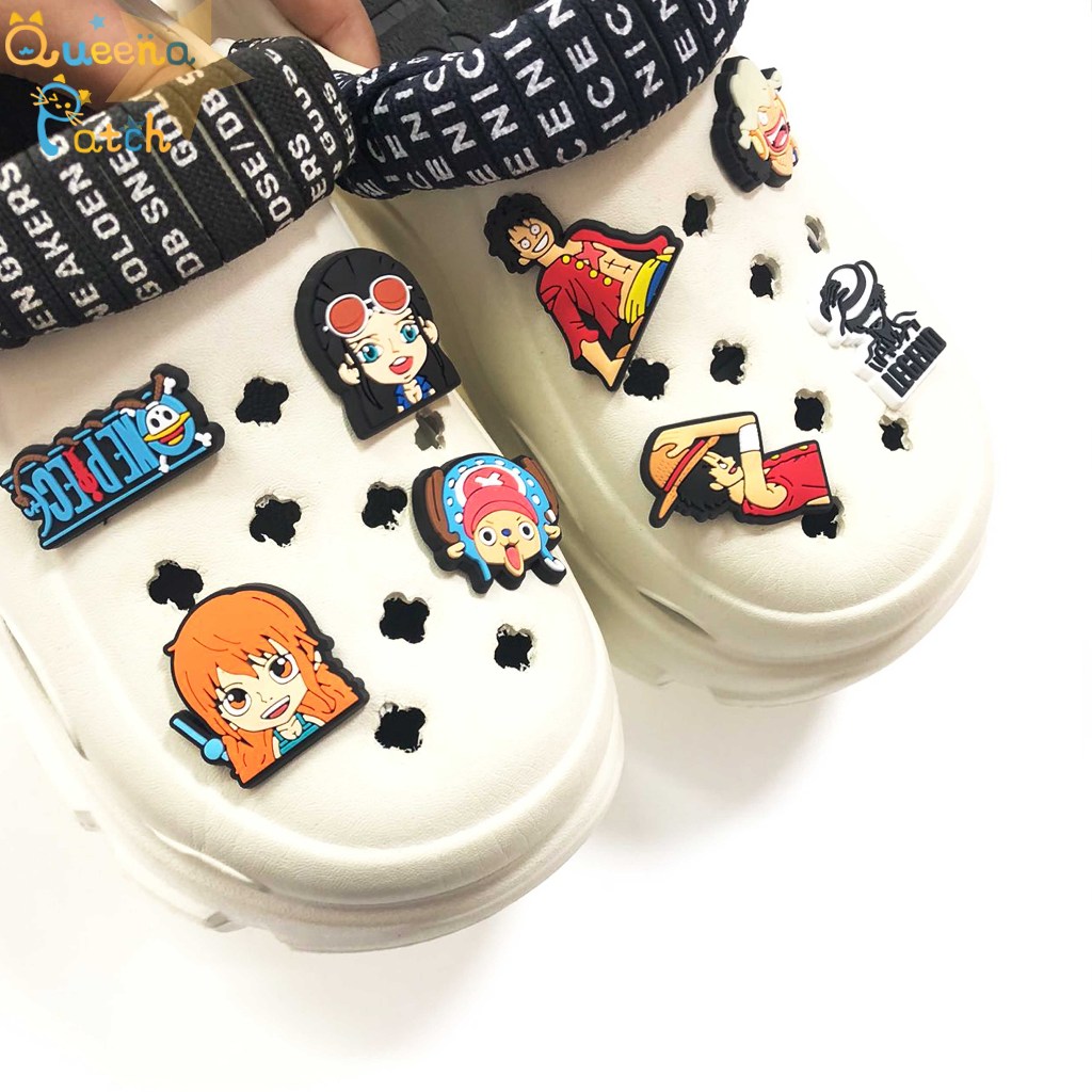 One Piece Anime Crocs Shoe Jibbitz Shoe Charm High Quality | Shopee ...