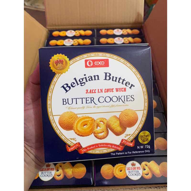 BELGIAN BUTTER COOKIES (5pcs) | Shopee Philippines