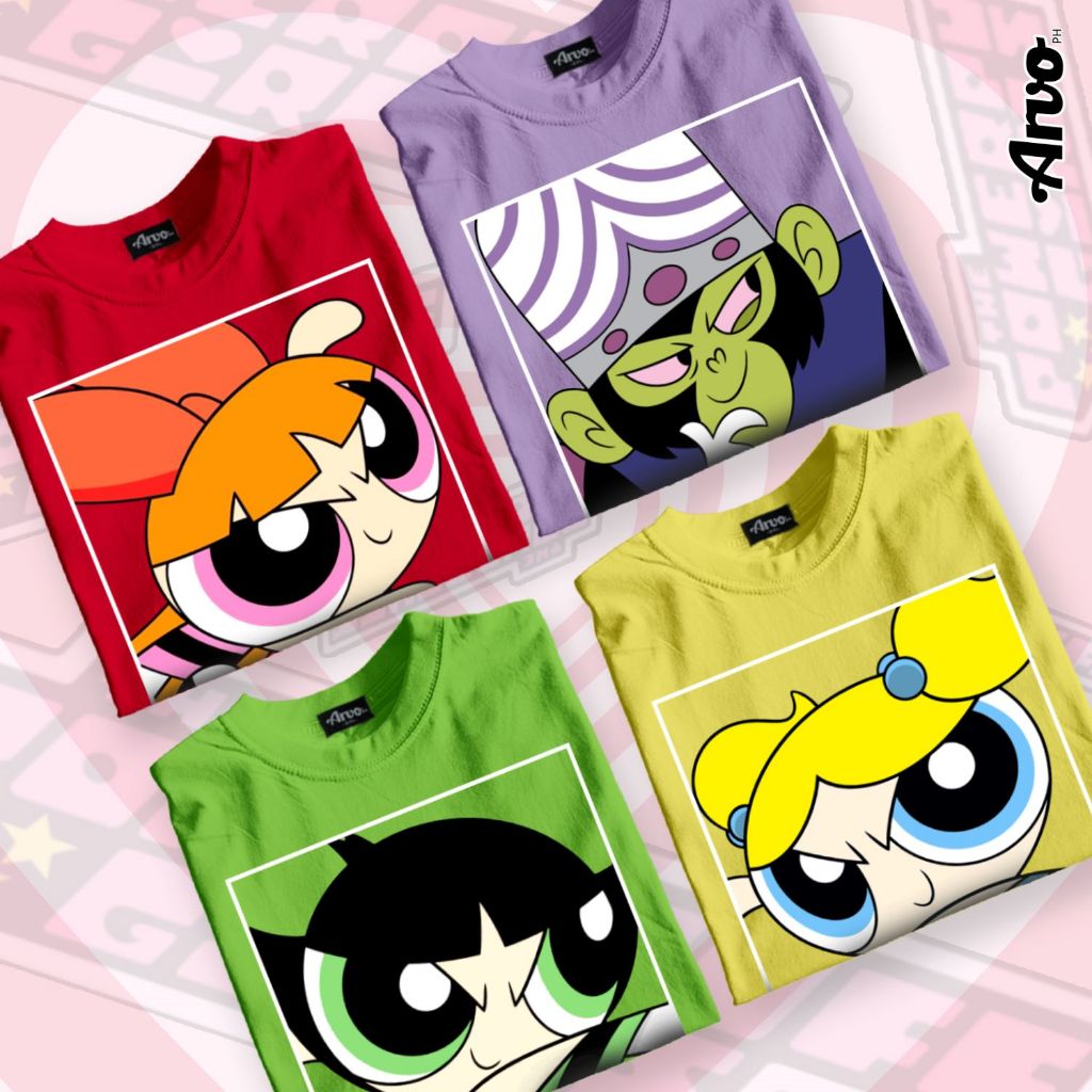 Powerpuff Tee Shirt 2024 | XS to 5XL | ARVO PH Unisex Regular / Plus ...